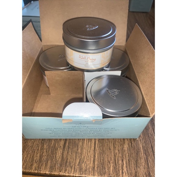 PartyLite | Accents | Partylite Well Being Candle 4 Candle Tin Wax ...
